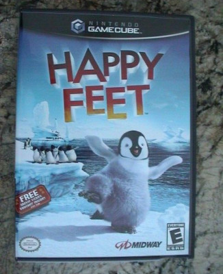 HAPPY FEET - NINTENDO GAMECUBE - MIDWAY 2006 W/CASE - DOCS - DISC | eBay