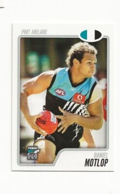 2009 AFL SELECT HERALD SUN PORT ADELAIDE DANIEL MOTLOP # 129 CARD ...