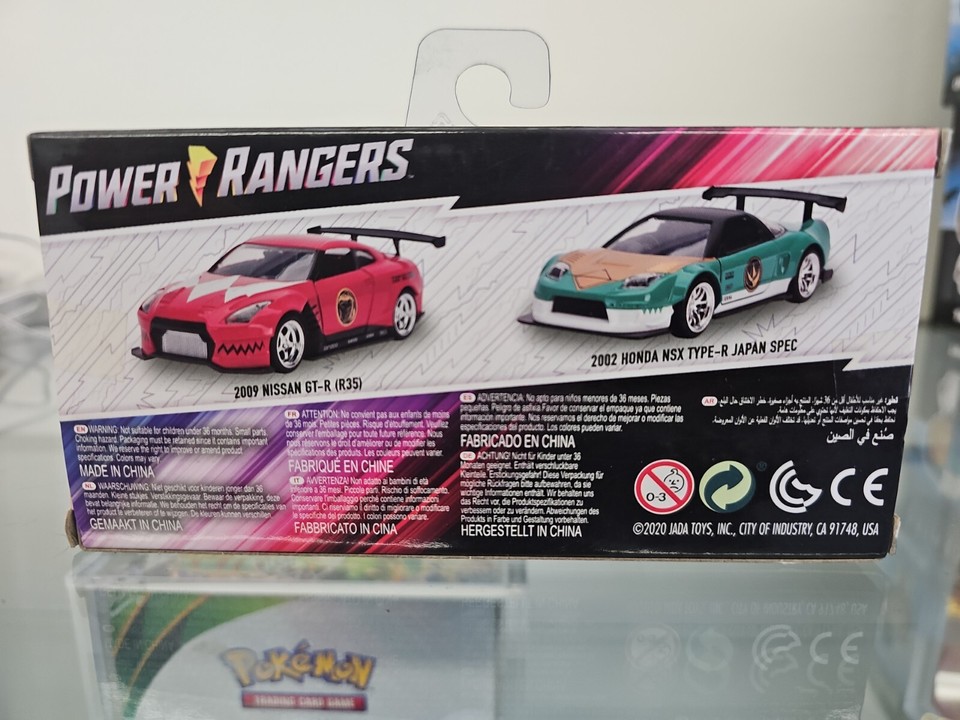 Jada Toys Power Rangers Red Ranger 2009 Nissian GT-R Scale 1:32 ...