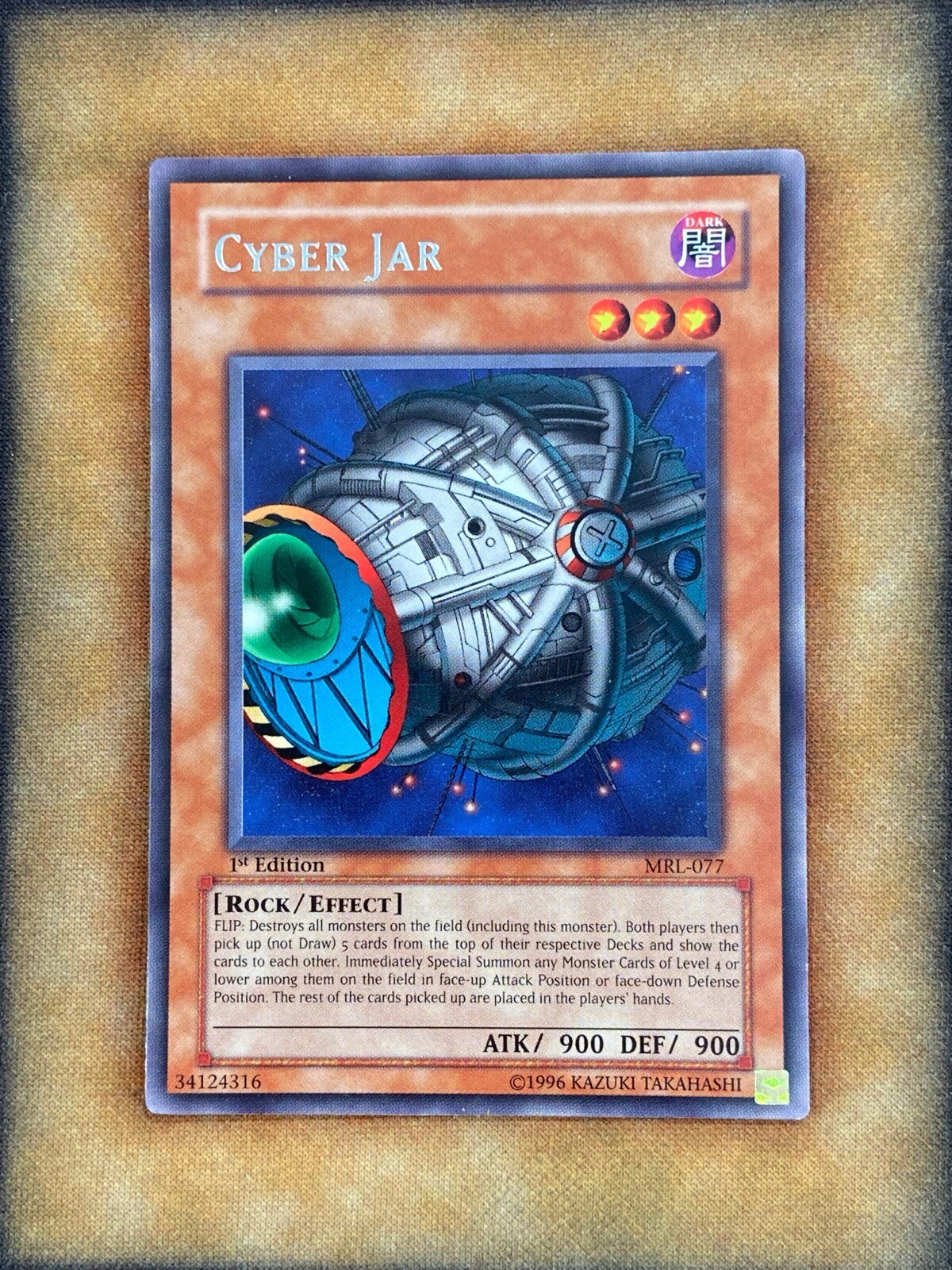 Yugioh Cyber Jar MRL-077 Rare 1st Ed NM | eBay