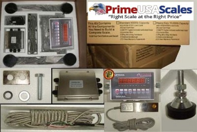 Optima Scale OP-720-5K Build It Yourself 5,000 LBS Floor Scale Package ...