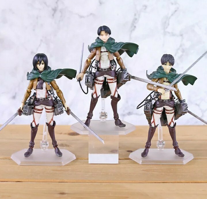 Eren Figurine Attack On Titan Shingeki No Kyojin Toy Collection Manga | eBay