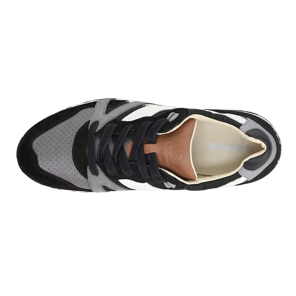 Diadora N9000 H Ita Lace Up Mens Black Sneakers Casual Shoes 172782 ...