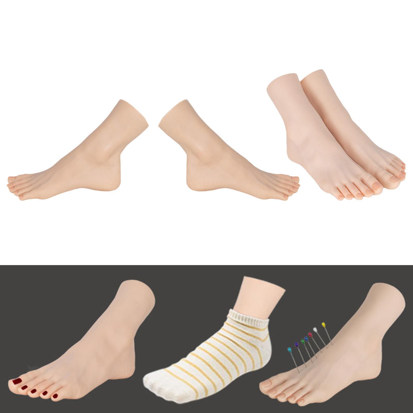 Female Mannequin Feet Display Nail Art Shoes Display Props Foot Model ...