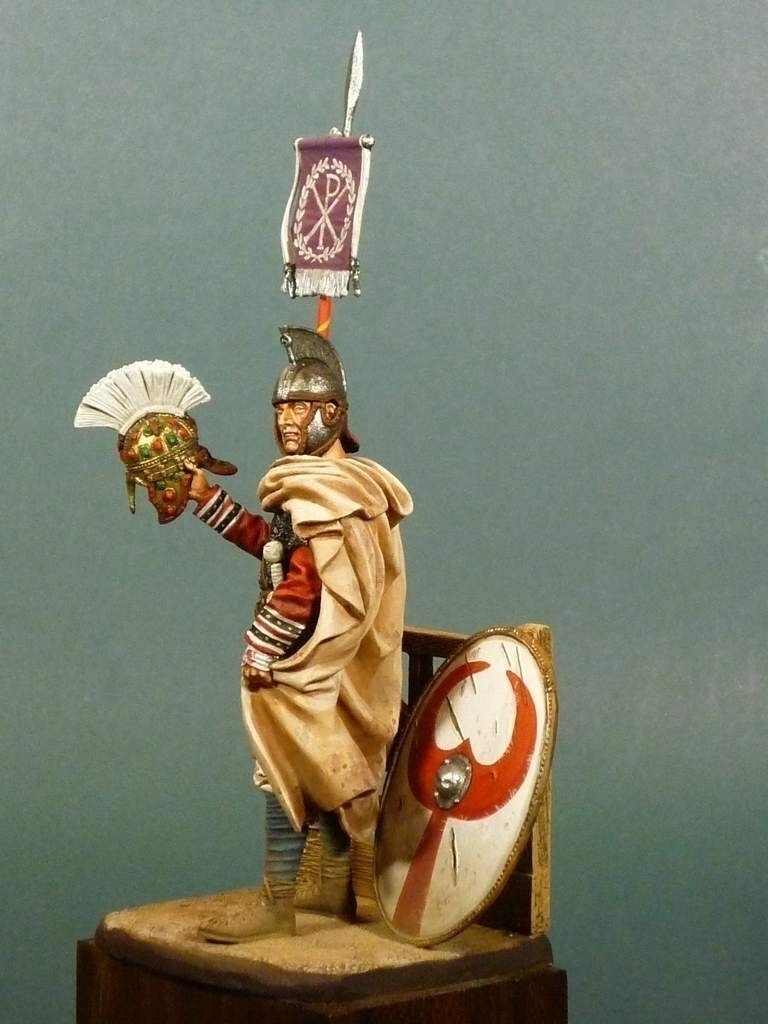 Vexillarius of Constantin Army 54mm Painted Tin Toy Soldier Pre-Sale ...