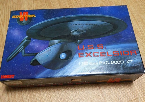 Tsukuda Hobby PVC Model Kit Star Trek USS Excelsior 1/1000 W/BOX F/S ...