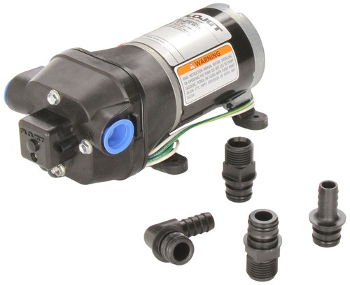 Flojet 04406043A 3.3 GPM 35 PSI 115V Quiet Quad Water Pump System ...