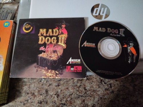 Mad Dog II The Lost Gold (1996) PC Live Action CD-Rom Shooting Gun Game ...
