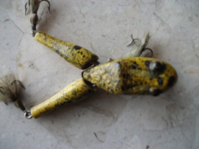 Vintage Fishing Lure Paw Paw Wotta Frog ( GREAT SHAPE ) | eBay