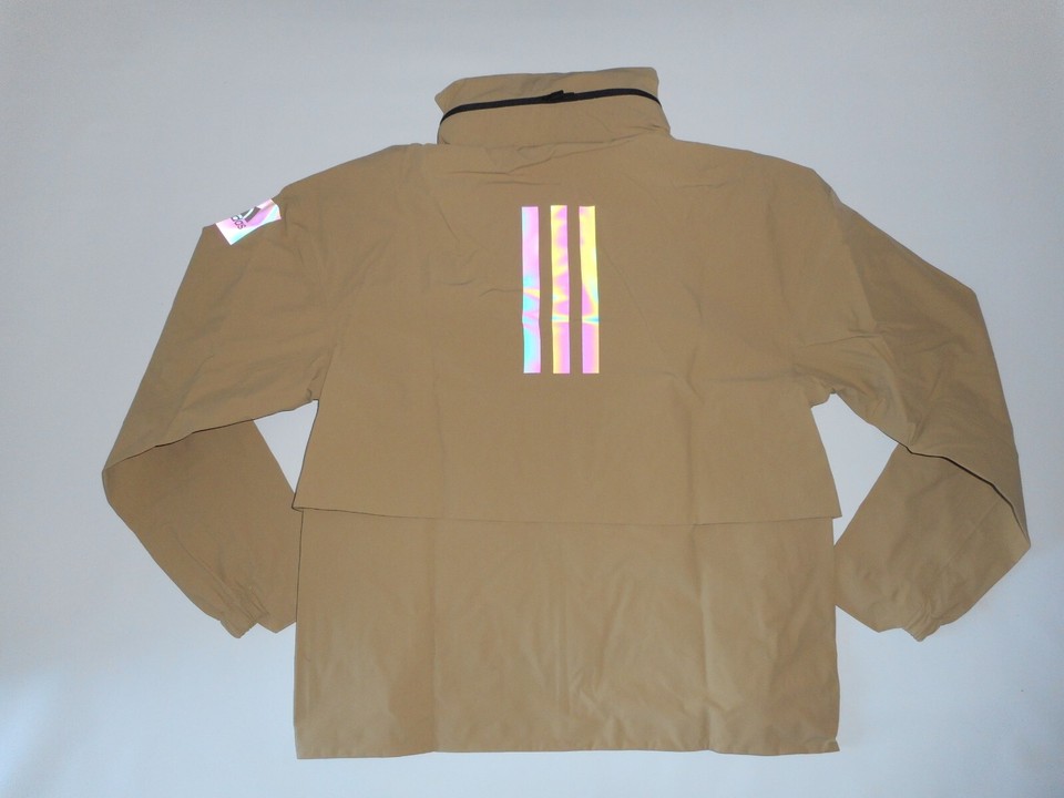 ADIDAS MyShelter RAIN.DRY Tan Wind RAIN Hooded Waterproof JACKET Mens ...