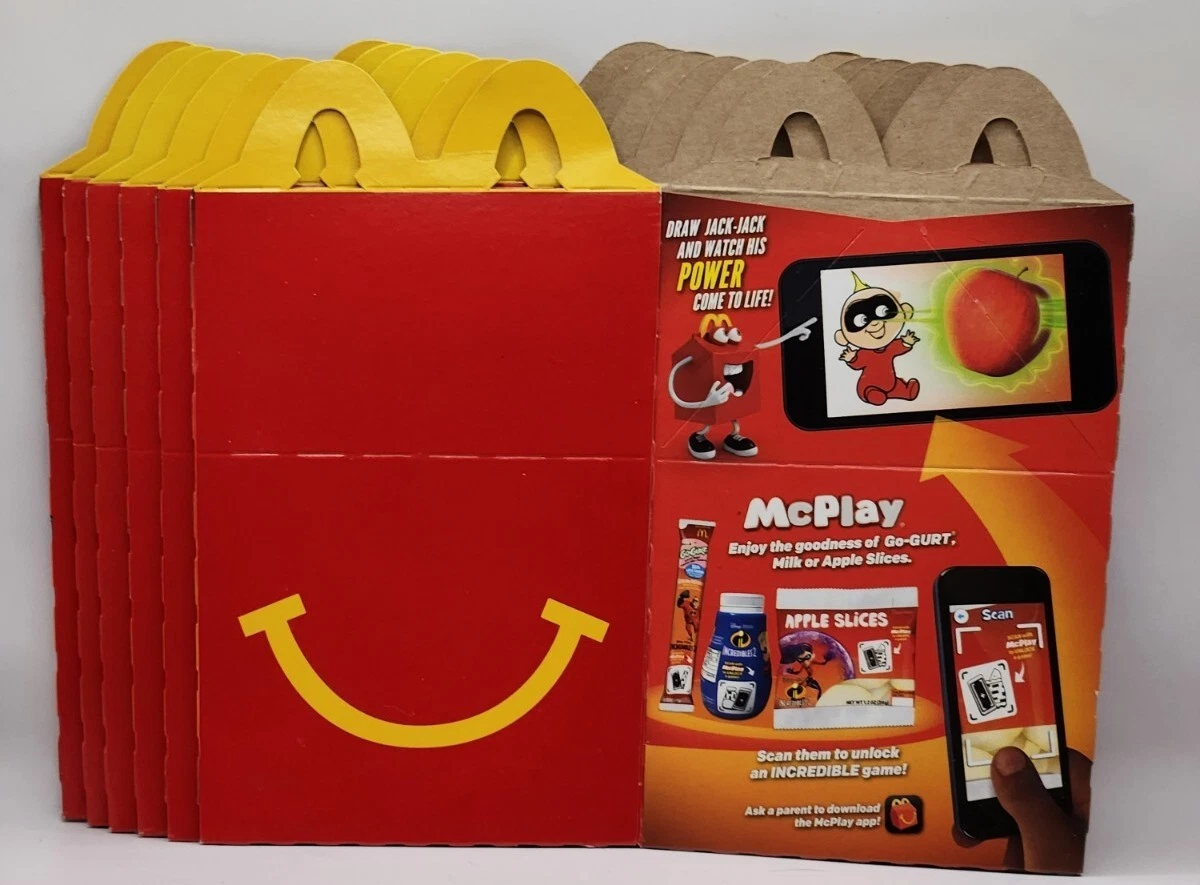 Mcdonalds Happy Meal Box Template