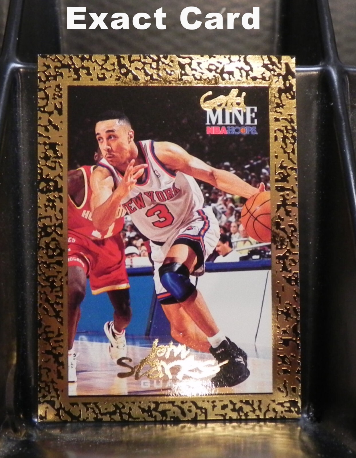 JOHN STARKS (1) 1995 NBA HOOPS GOLD MINE Card #443 _ Exact Card | eBay