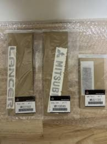 Genuine MITSUBISHI OEM LANCER EVOLUTION EVO3 CE9A Rear Emblem Decal 3 ...