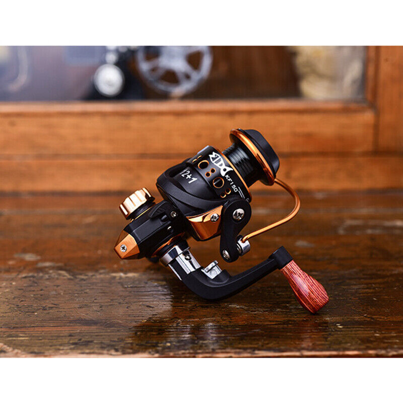 12+1BB Mini Fishing Reel Aluminum Spool Metal Small Spinning Reel ...