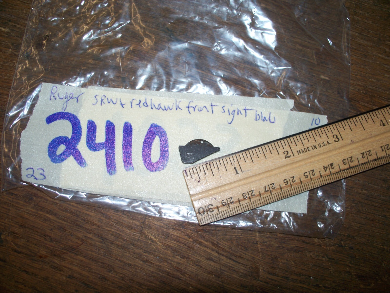 Ruger 0.114 thick Redhawk (0.316" tall after installed) steel front ...