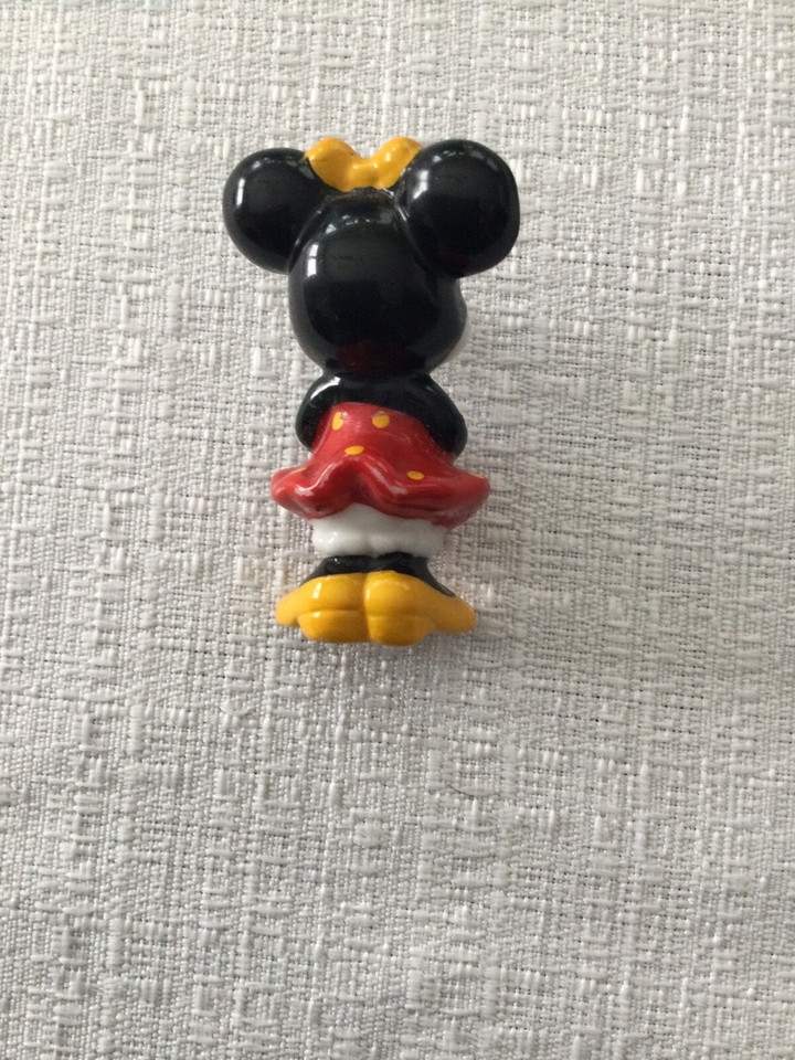 Walt Disney World Bone China Mini Miniature Figure Minnie Mouse | eBay