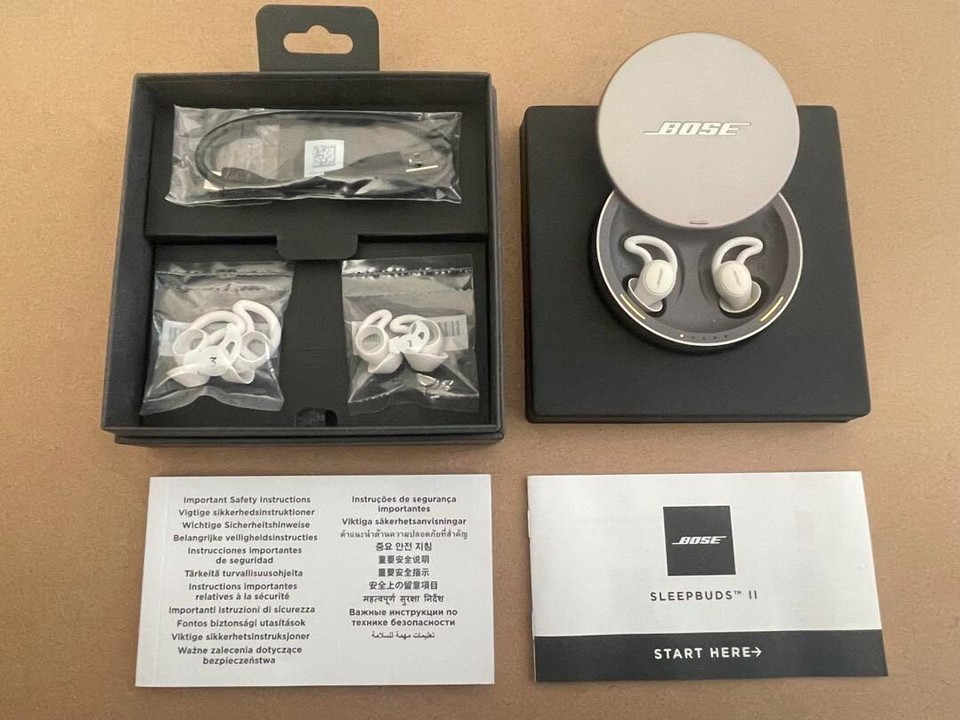 Bose Wireless Noise-Masking Sleepbuds Earphones In-Ear Bluetooth White ...