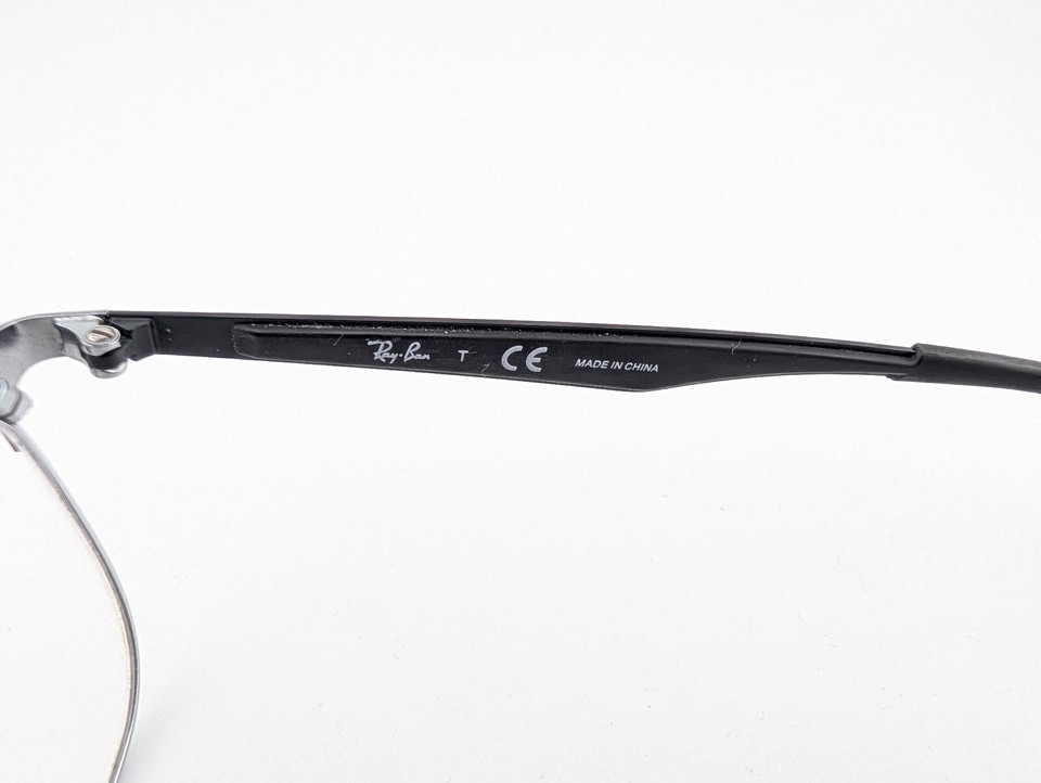 Ray Ban Eyeglasses, Frames Only, RB 6363 2861, 54-18-145, Black/Silver ...