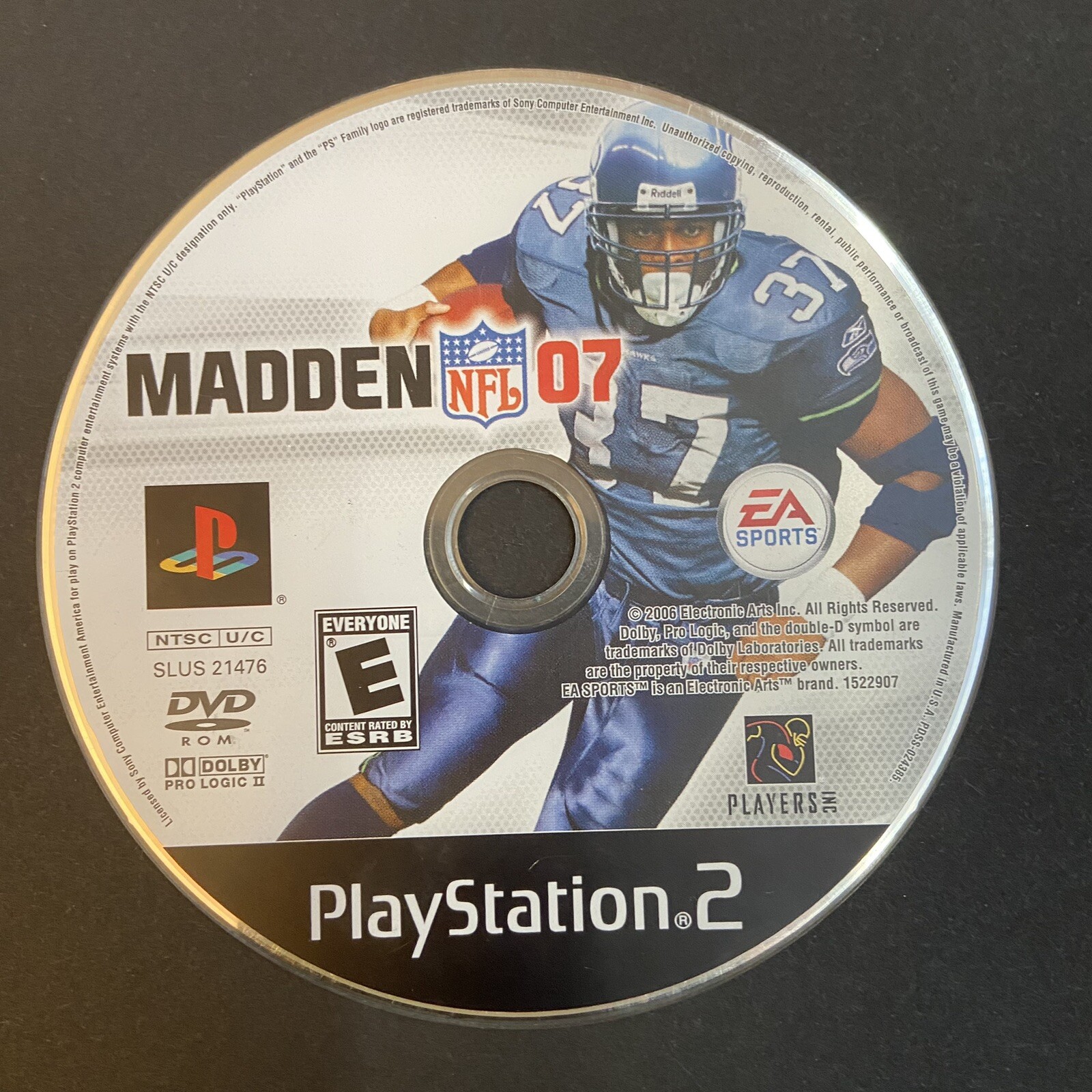 Madden 07 Sony Playstation 2 PS2 DISC ONLY | eBay