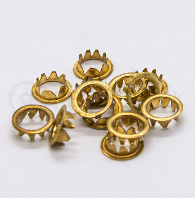 NEW - 12x Grommets Clock Key Hole Dial Brass Finish Antique clock ...