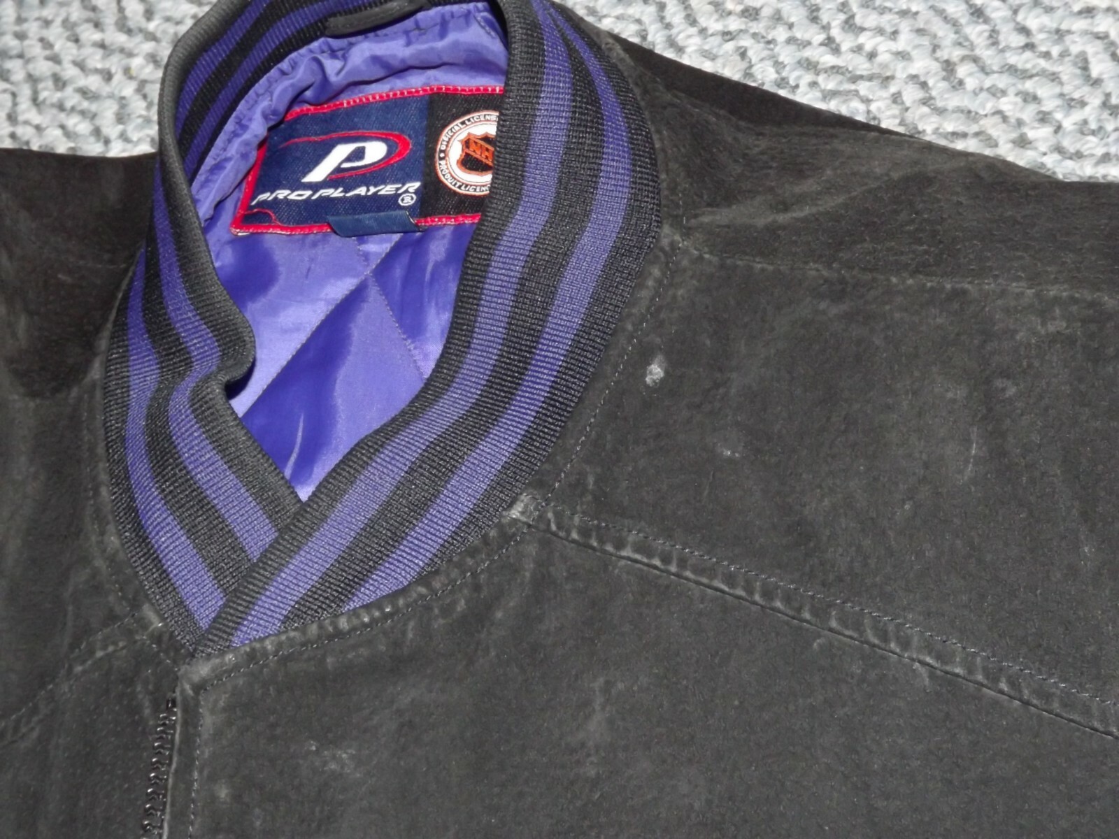 Los Angeles Kings Pro Player Leather Jacket Black X-Large '98-'02 Logo ...