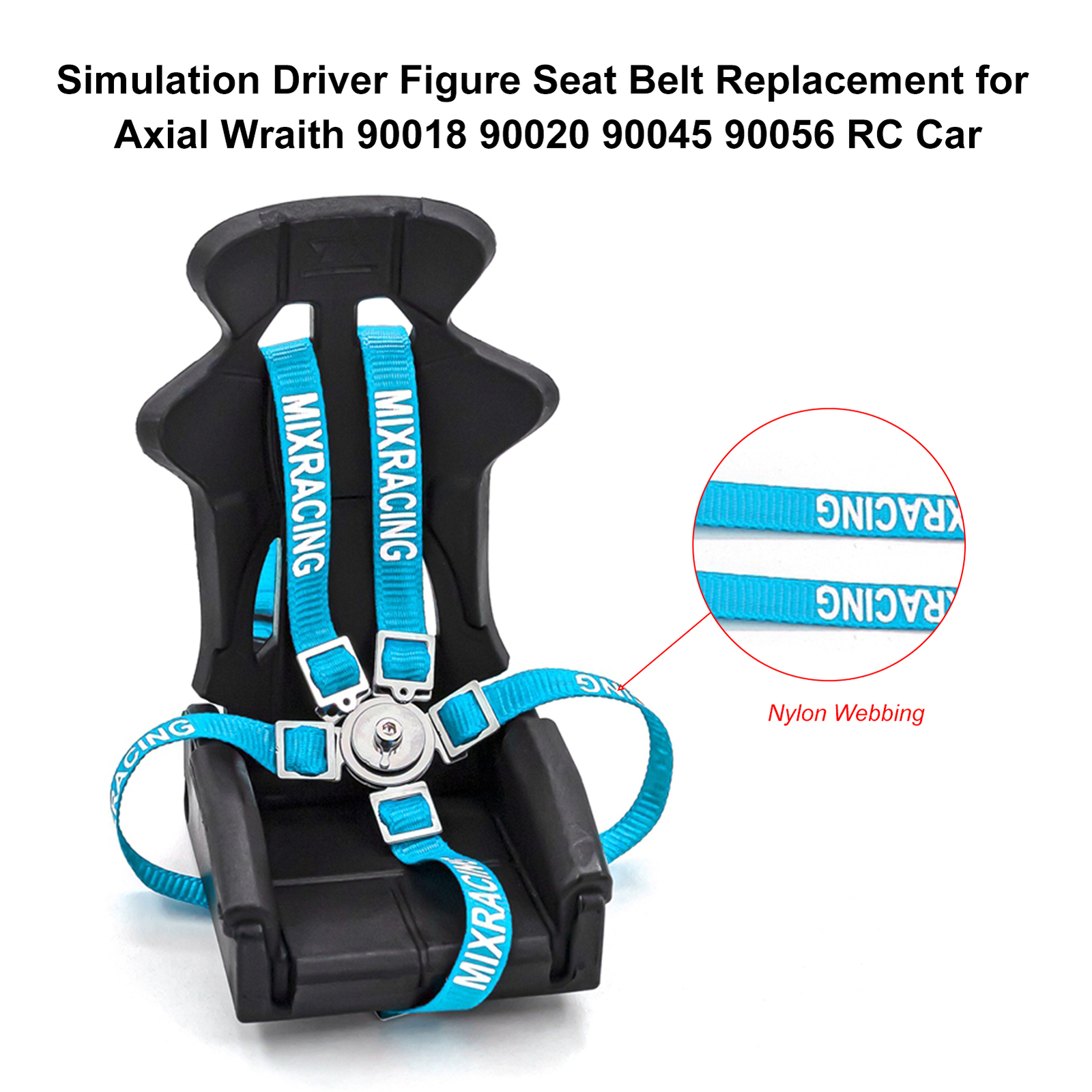 Simulation Driver Figure Belt Replacement for Axial Wraith 90018 90020 ...