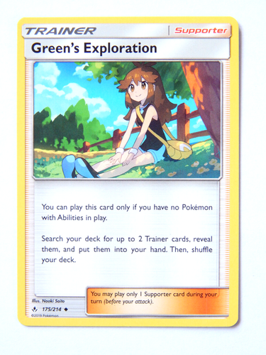 Green's Exploration 175/214 (NM, Pokemon Card, Unbroken Bonds, Uncommon ...