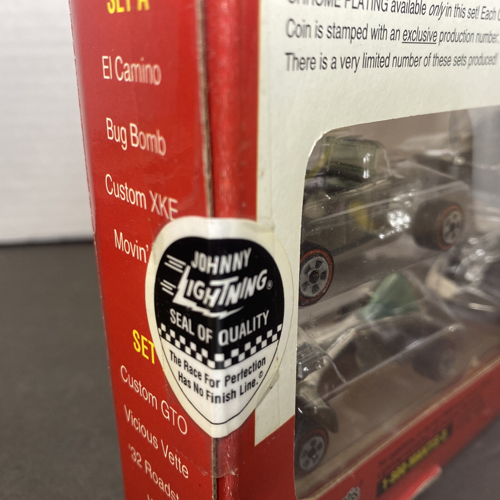 Johnny Lightning Commemorative Limited Edition 4 Car Set Chrome Set B ...