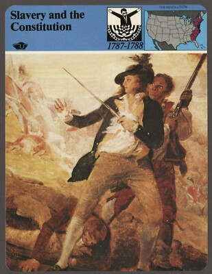Slavery and the Constitution Story of America Revolution History Card ...