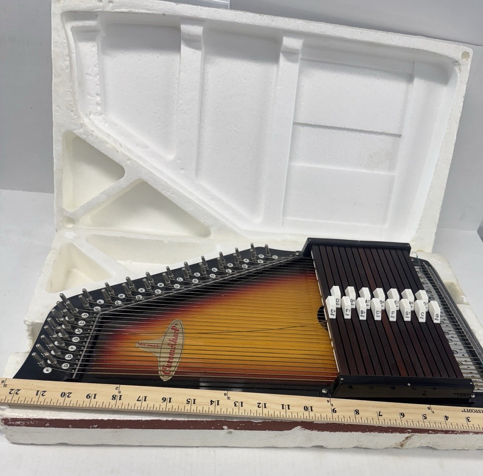 Vintage Chromaharp Autoharp 15-Chord Zither String Instrument with ...