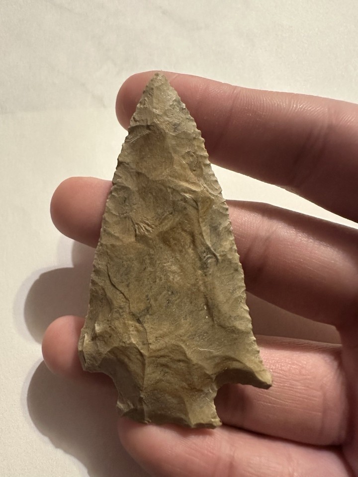 Arrowhead Flint/Chert Hand Crafted Point Artifact | eBay