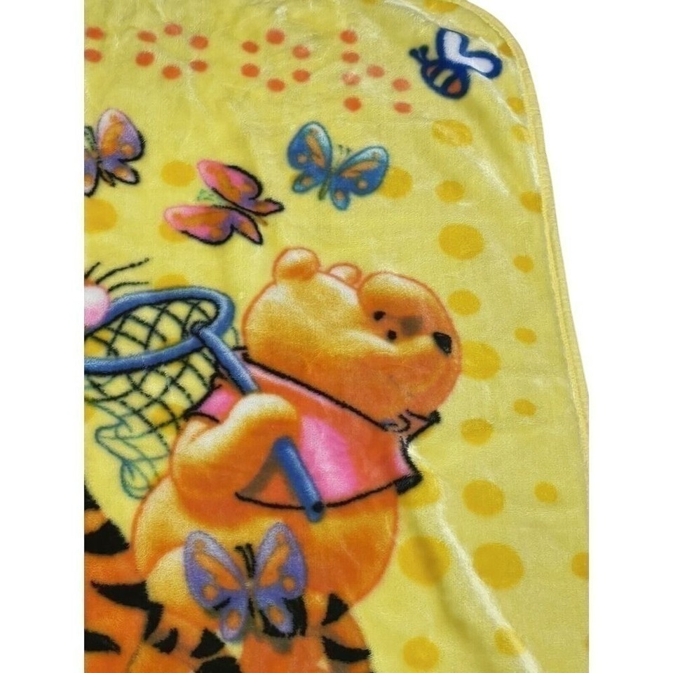 Disney Winnie the Pooh Blanket Piglet Tigger Rachel Collection Fleece ...
