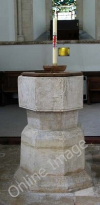 Photo 6x4 St Peter, Bucknell, Oxon - Font Bucknell/SP5625 c2005 | eBay UK