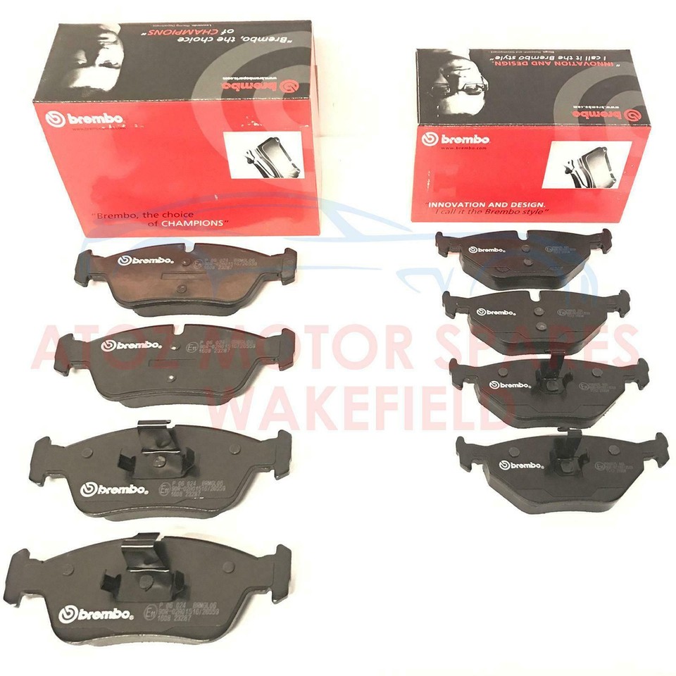 For BMW E46 320d 320 325 328 Front Rear Perforated Striped Brake Discs ...