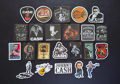 Johnny Cash Stickers Rock N Roll VinylThe Man In Black Music Rebel ...