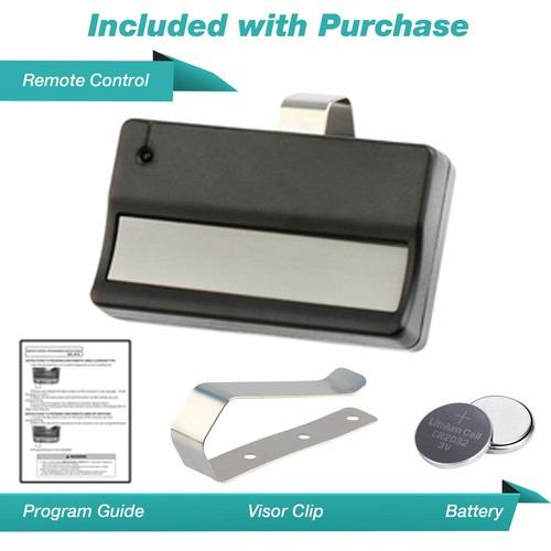 For Liftmaster 81LM Garage Gate Door Opener Visor Remote Green Learn ...