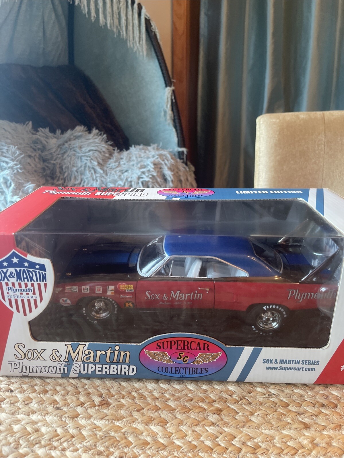 1970 Plymouth Superbird Sox and Martin RC2 Supercar Collectibles 1:18 ...