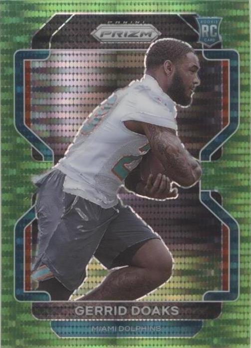 2021 Panini Prizm - Rookie Gerrid Doaks #426 Neon Green Pulsar Prizm ...