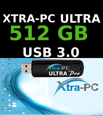 XTRA-PC ULTRA PRO 512 GB USB, Antivirus Protection built in, For any PC ...