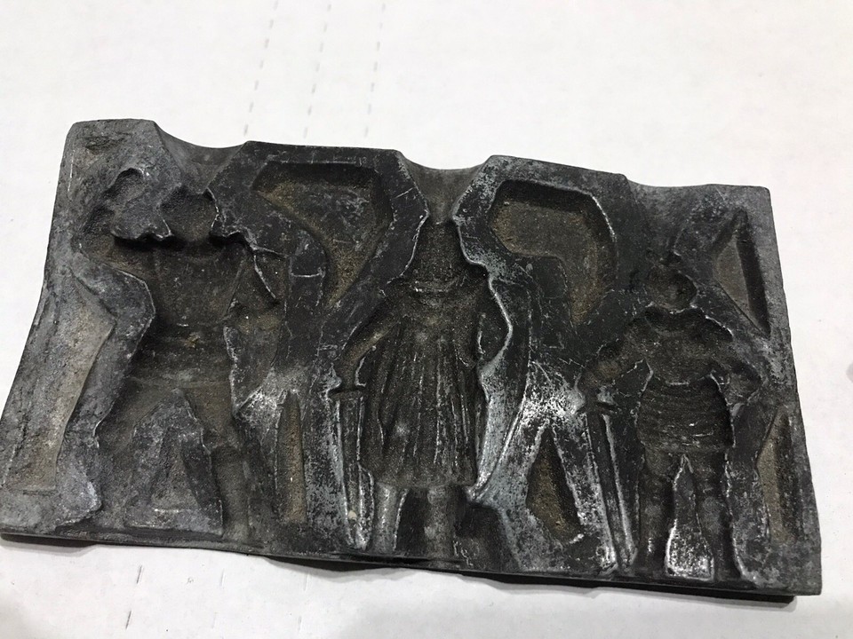 Vintage Toy Lead Soldier Set Knights and WW1 Soldier Molds Handles and ...