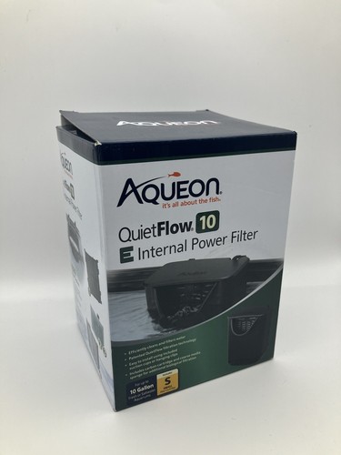 Aqueon QuietFlow E Internal Power Filter Small for Aquariums up to 10 ...