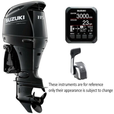 SUZUKI DF 115 BTL HP Four Stroke Outboard Boat Motor Engine LONG ...