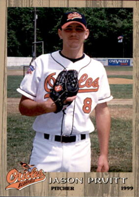 1999 Bluefield Orioles Grandstand #24 Jason Pruitt Marana Arkansas ...