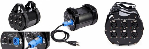 MFL. 6 Way Isolated DMX Splitter Amplifier Distributor with 3-Pin ...