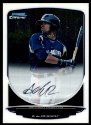 2013 Bowman Chrome Prospects Autographs Victor Roache Auto Milwaukee ...