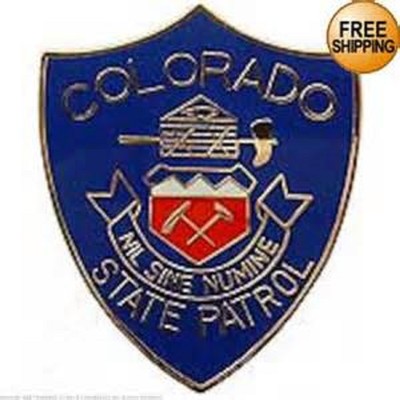 CO COLORADO STATE PATROL PATCH MINI BADGE PIN - NEW POLICE PIN | eBay