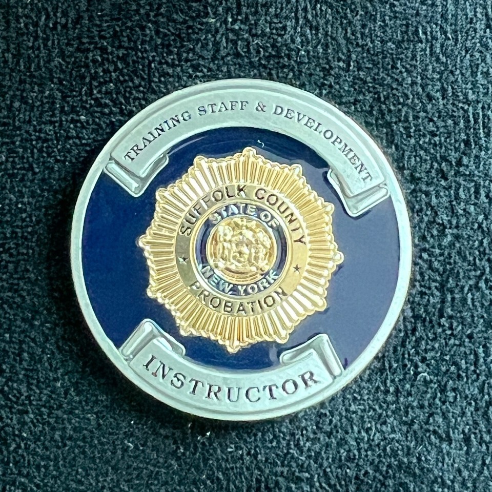 Probation Suffolk County Challenge Coin | eBay