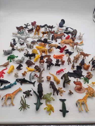 Vintage Plastic Animal Lot 2 Plus Pounds 83 Pieces Total | eBay