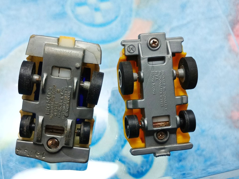 Vintage Fast Macs Toy Car Pull Em Back Ronald McDonald Officer Big Mac ...