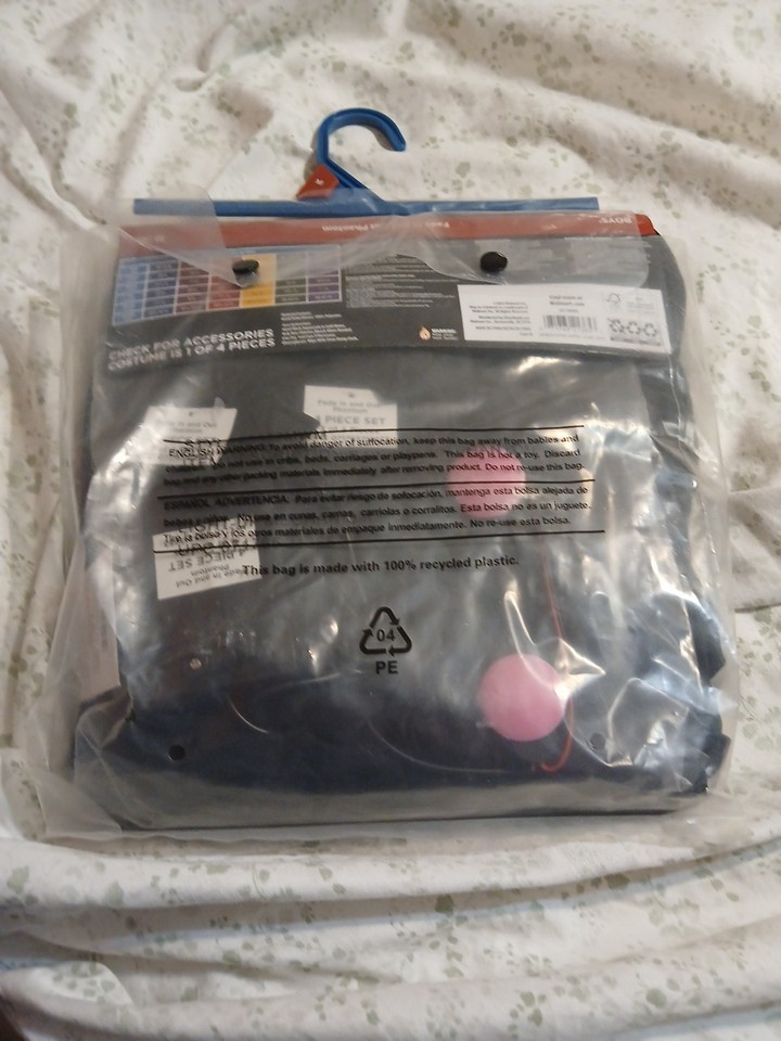 Fade In & Out Phantom Costume Glowing Eyes Boys' Size Medium 8 ...